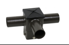 4in Square Pole TENON ADAPTER W/3 HORIZONTAL 2-3/8in O.D. Tenon 90 ...